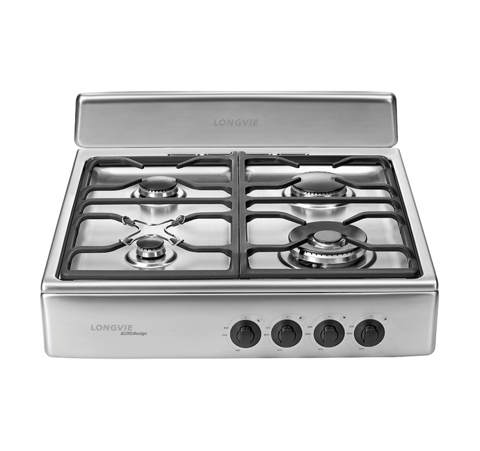 Anafe A Gas Longvie A16601x Inox Encendido Una Mano Color Acero Inoxid ...