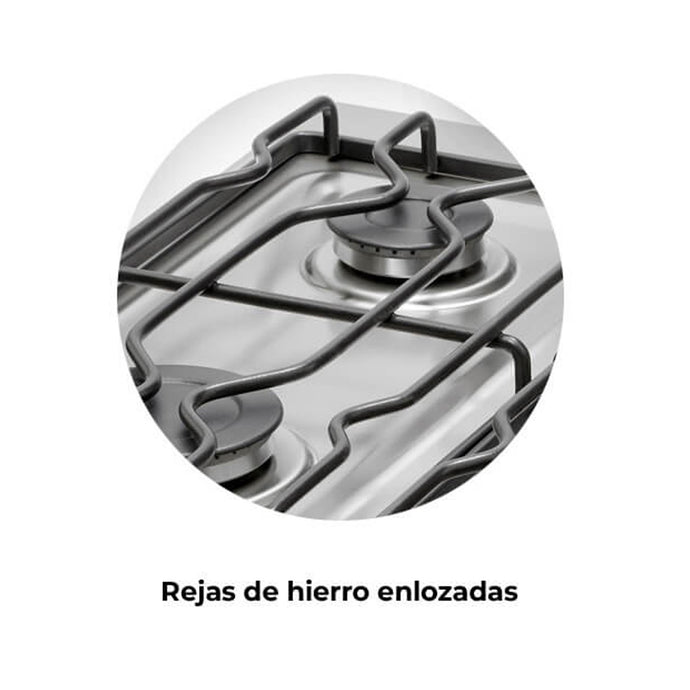 Anafe A Gas Longvie A2600xf Inox Encendido Una Mano Color Acero Inoxid ...